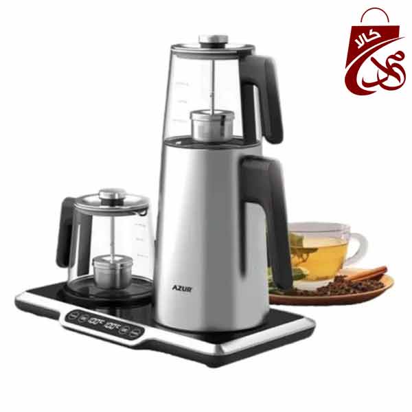 خرید چای ساز 2 قوری آزور Azur AZ-684TM از ممدکالا بانه